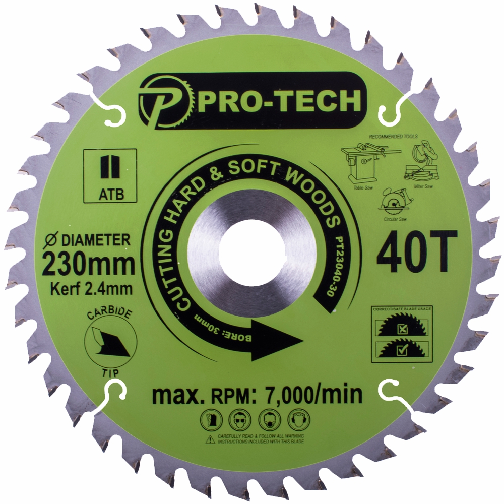 Pro-Tech Saw Blade Tct 230 X