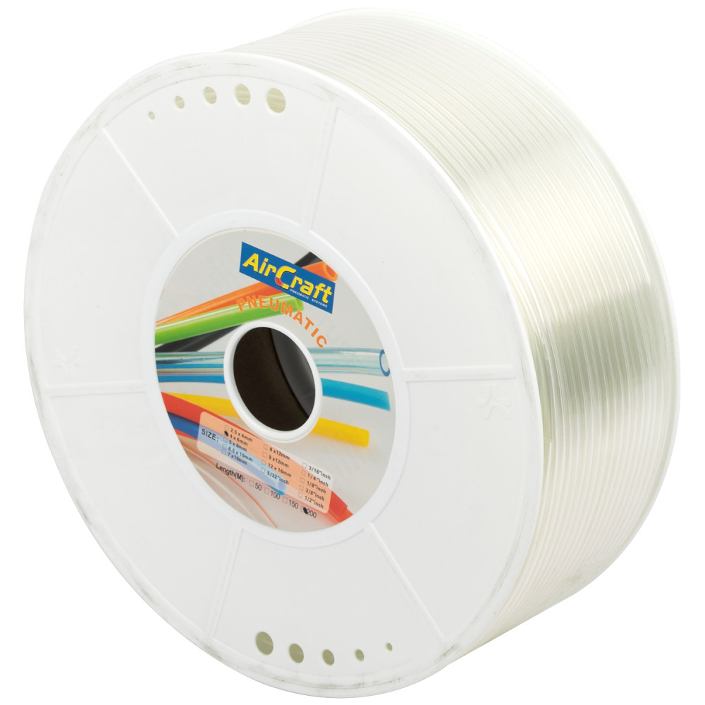 Polyurethane Hose 6mm O.D. Blue & Transparent