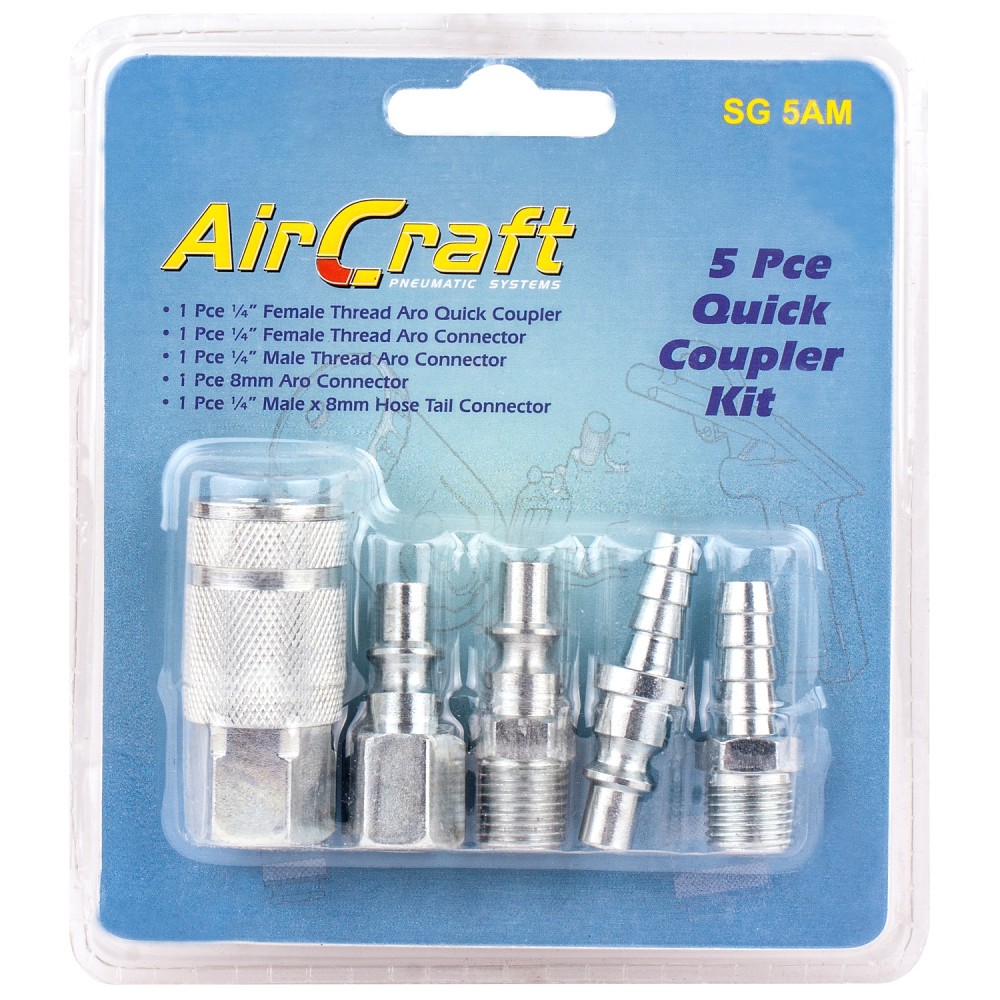 Aircraft Quick Coupler 5 Piece Set – ARO