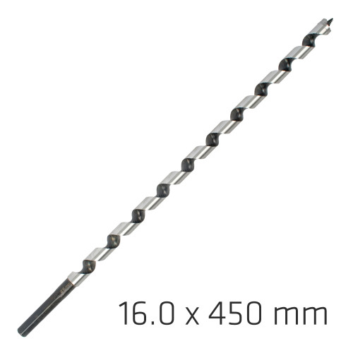 Alpen Wood Auger Bit 16x450mm – Precision Drill